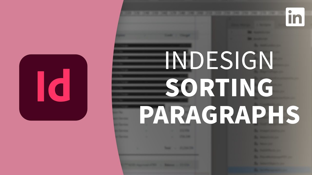 InDesign Tutorial – Alphabetically Sorting paragraphs - Premium Graphic Free Graphic Resource ...